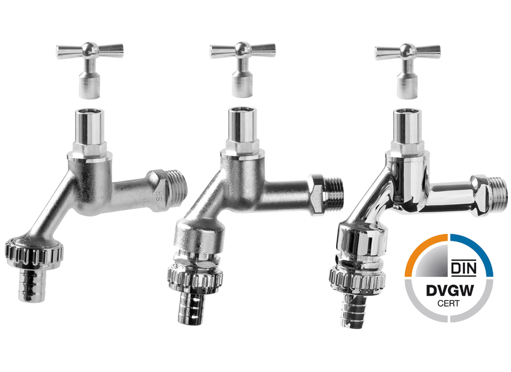 Sanibel Steckschlüssel Auslaufventil 1/2" mit/ohne RV + RB Zapfhahn ...